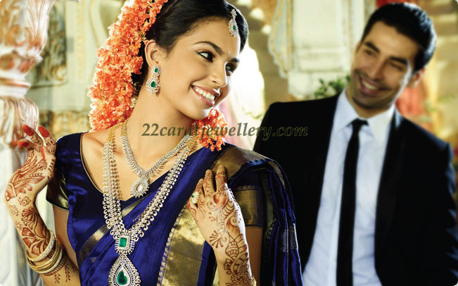 Attractive Bridal Diamond Long Chain - Jewellery Designs