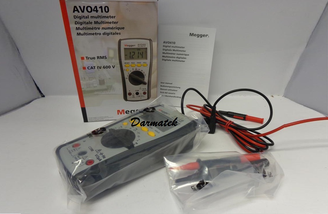 Megger AVO 410, Digital multimeter | Toko Darmatek Indonesia
