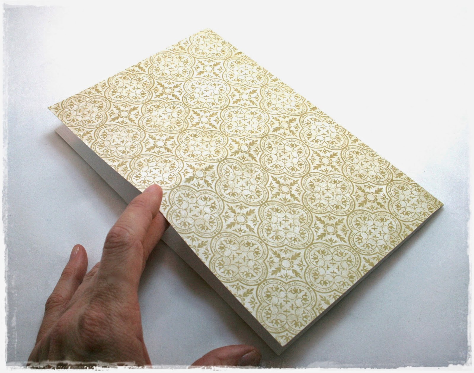 Quick, easy, one piece of paper folded mini-album, book or journal ...