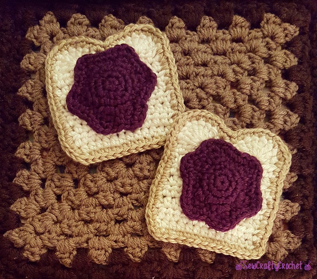 Crochet PB&J Scarf - Sew Crafty Crochet