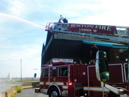 New Boston Ladder 18 in Operation 8-18-13 ~ Boston Fire Gear - Blog