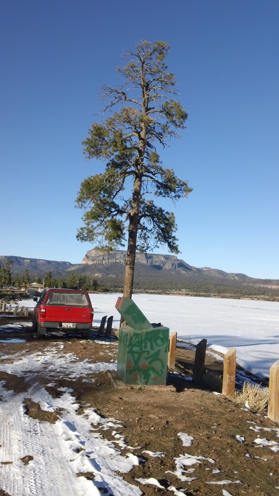 Out here in Pinon: Lake Wheatfield