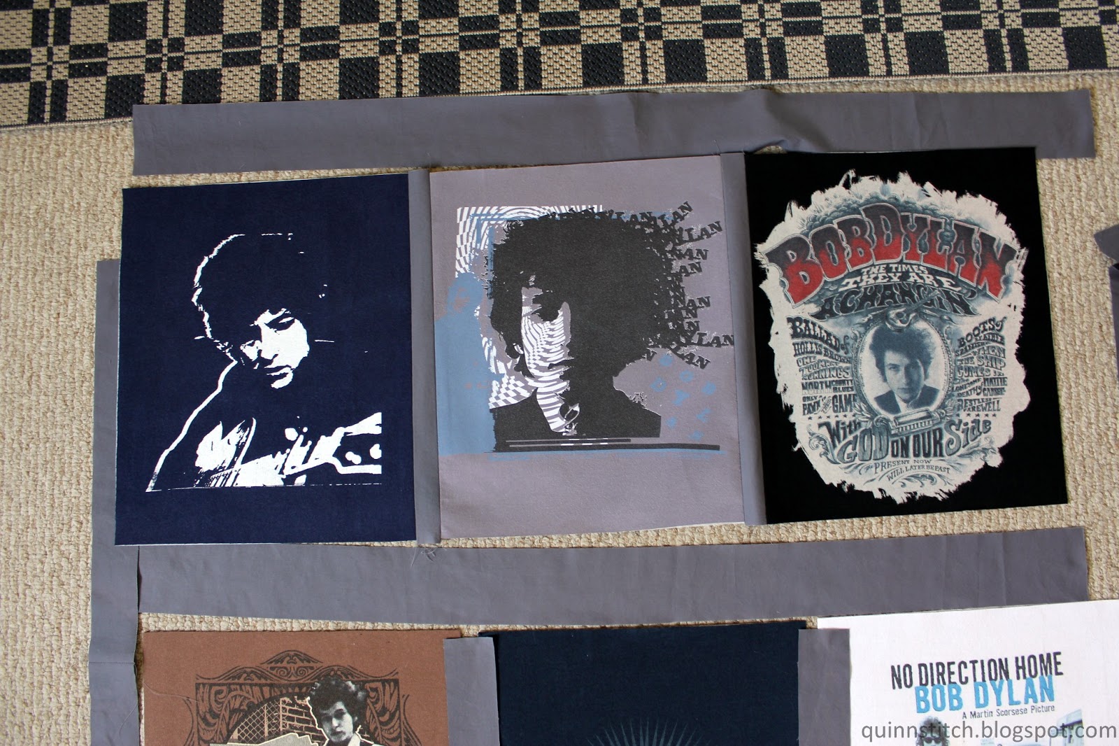 Quinn Stitch: The Bob Dylan Quilt Series: Cutting & Assembly