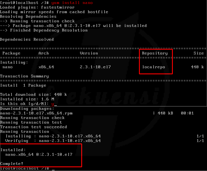 Server Local Repository Centos