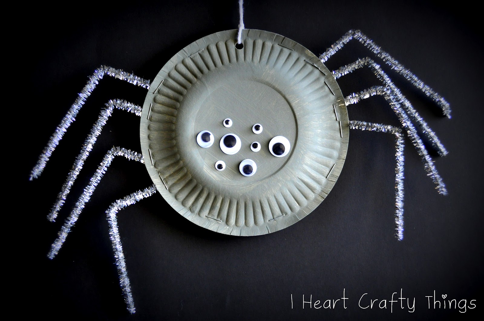 Paper Plate Spiders
