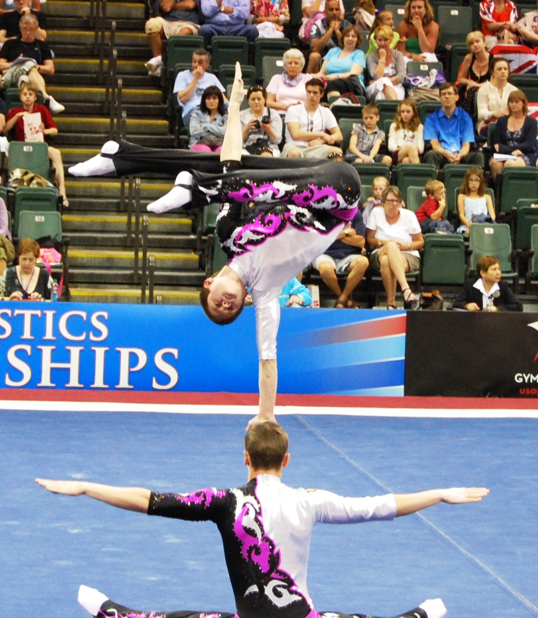 Oakville Gymnastics Club Acrobatic Gymnastics Team: World Age Group Pics 2
