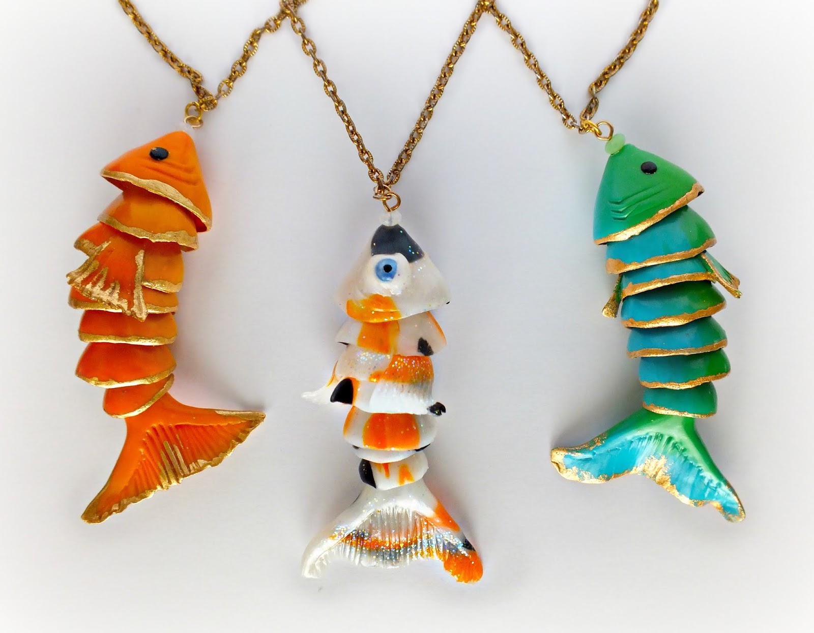 ...Make It With Me: Project!!! How to Make Segmented Fish From Polymer Clay
