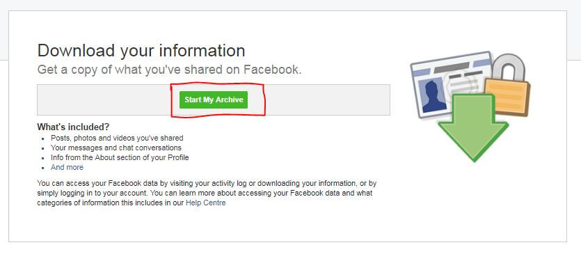 Download and Backup all your Facebook Data using following steps ...