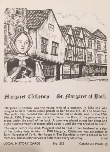 The Monstrous Regiment of Women: St. Margaret Clitherow, "the Pearl of ...