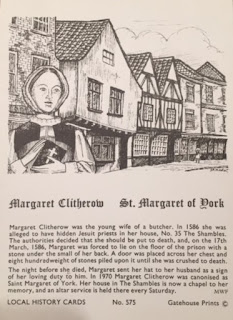 The Monstrous Regiment of Women: St. Margaret Clitherow, "the Pearl of ...