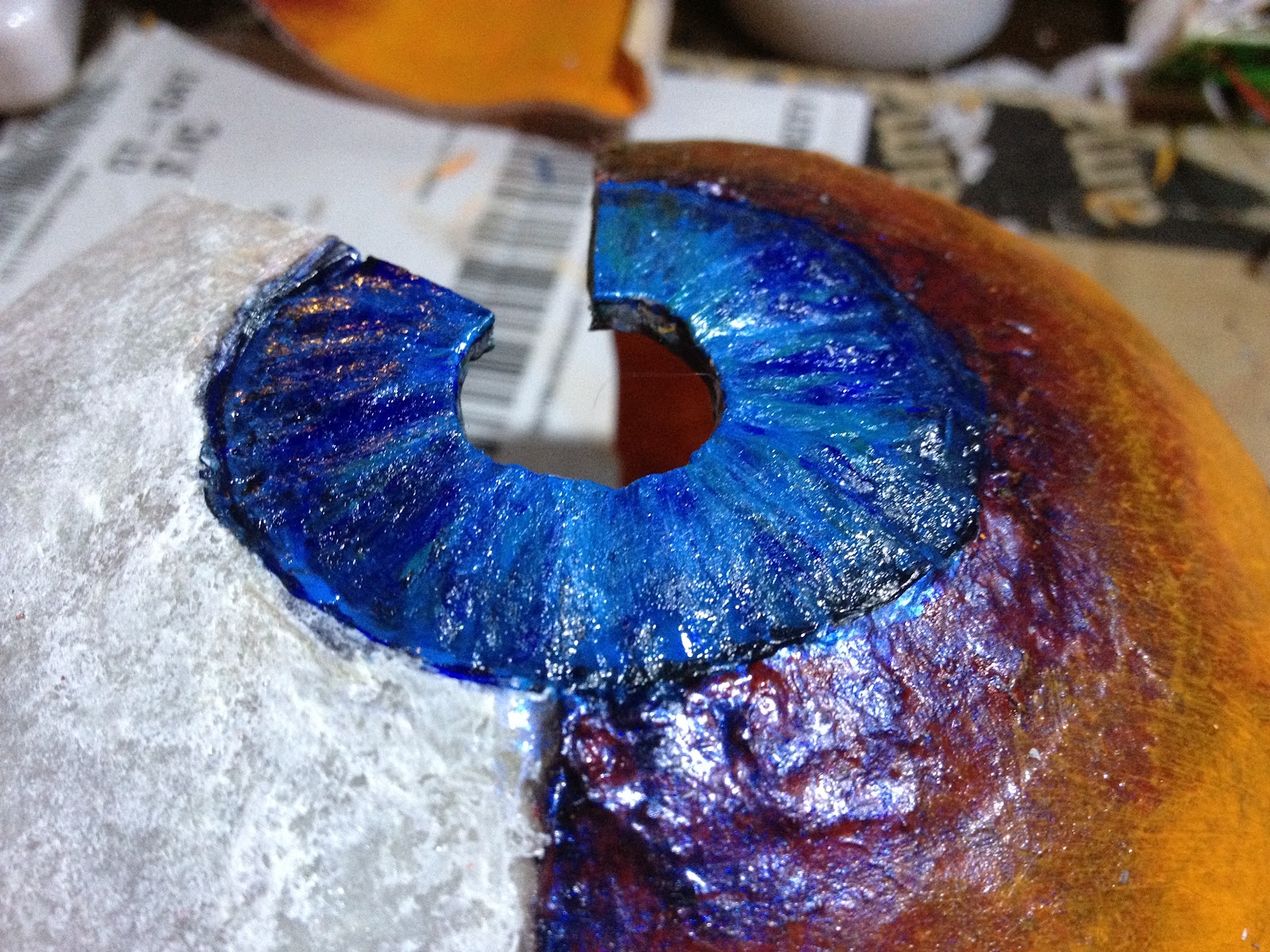 Anatamation: where Anatomy meets Animation: Paper Mache Eye: Take 2, part 3