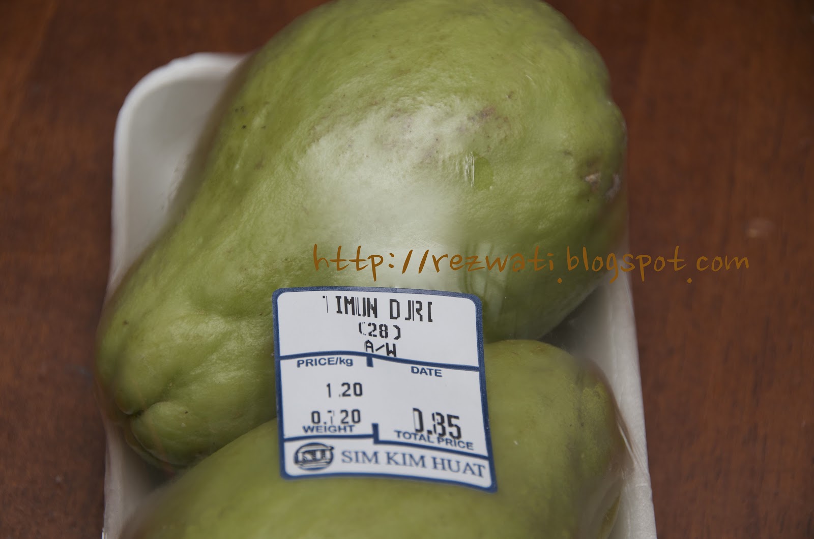 Wind of Change: Timun duri tumis udang