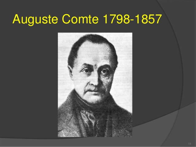 Unimultiplicidade: Auguste Comte