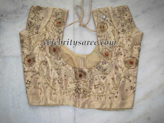 Stone, Kundan and Chain Work Designer Blouses Gallery - Saree Blouse ...