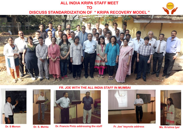 KRIPA FOUNDATION, INDIA: Fr. Joe conducts an All India Kripa Staff Meet