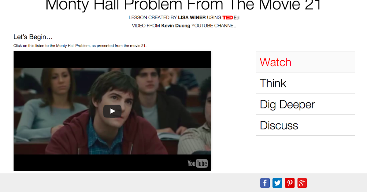 eat play math: Making your own Ted-Ed lessons to introduce a topic or ...