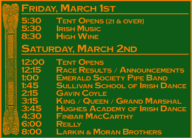 March 1st and 2nd - "Manhattan Irish Fest" 2019