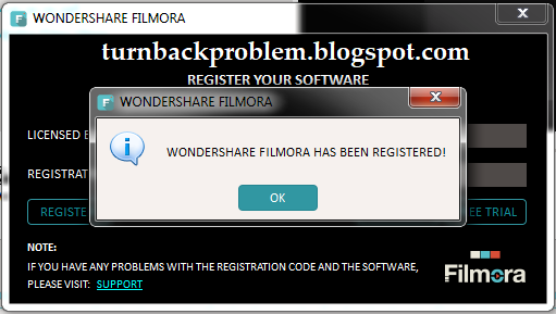 Cara Register Wondershare Filmora 8 100% BerhasilTURN BACK PROBLEM