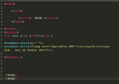 BASES DE DATOS : CICLO FOR JAVASCRIPT PARA PRINCIPIANTES (súper Sencillo)
