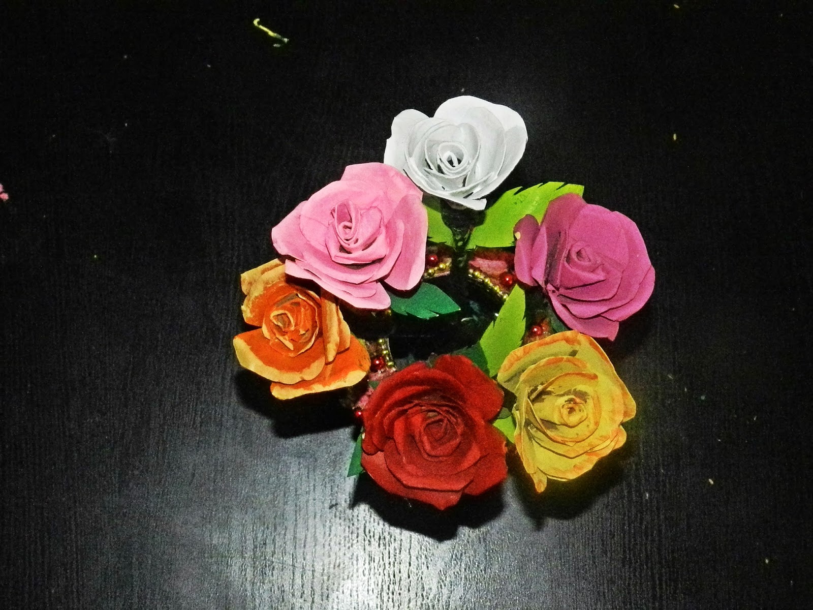 Creative DIY crafts: Recycled DIY: Rose flowers made with tissue paper ...