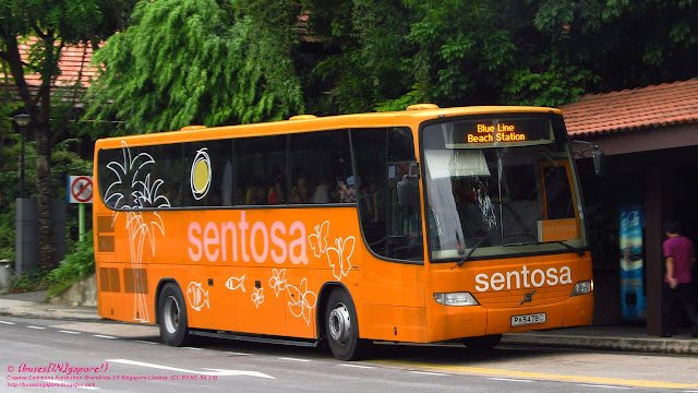 (buses[IN]gapore!): Sentosa buses' new livery!