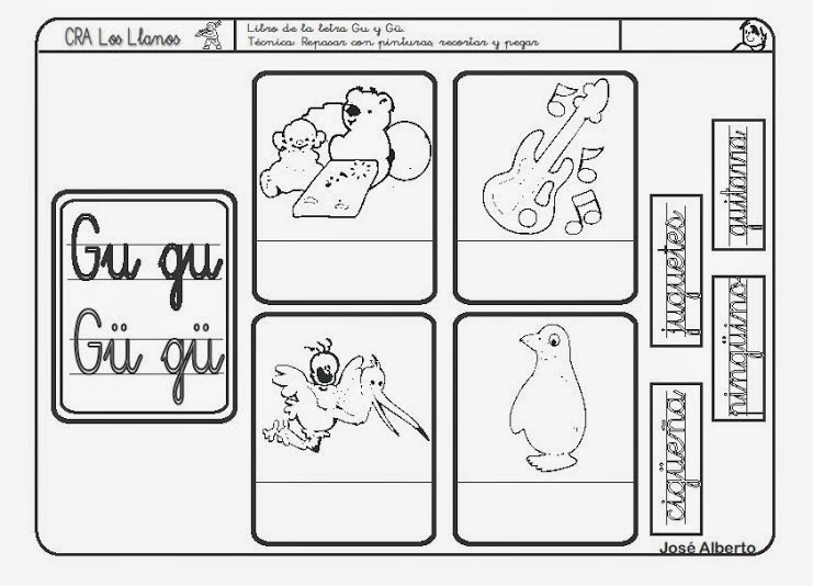 INFANTILES DE ANA V.: LA BIBLIOTECARIA G Y LOS SONIDOS GÜE, GÜI