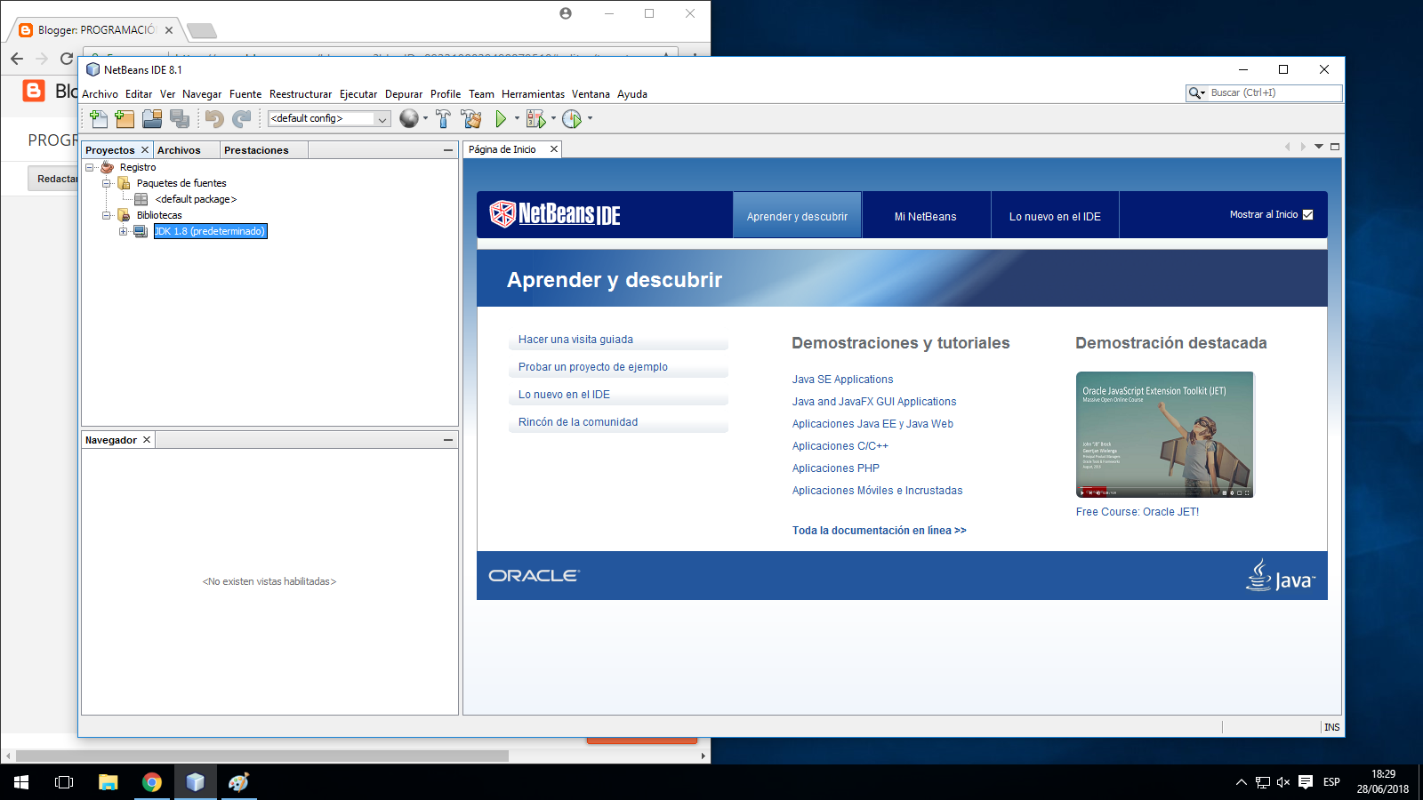 INTRODUCCIÓN A JAVA CON NETBEANS IDE 8.1: Creación de formulario INTRODUCCIÓN A JAVA CON NETBEANS IDE 8.1: Creación de formulario