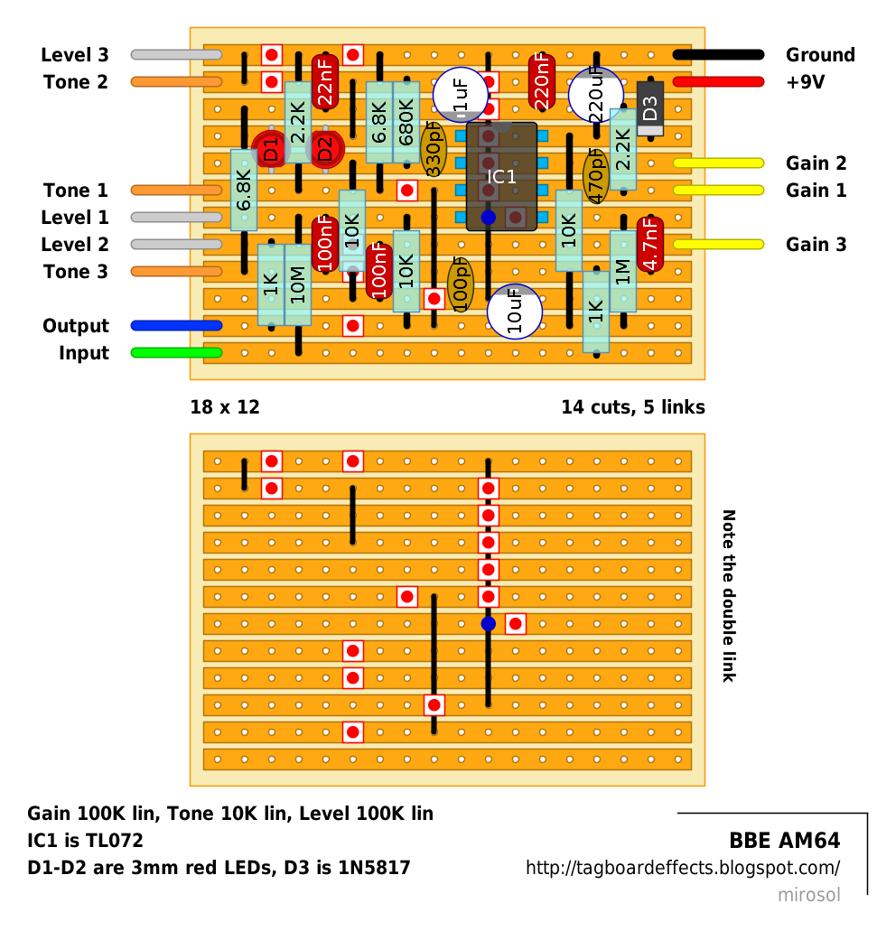 StompBoXed - The Guitar Pedal Builders Repository: BBE AM64 - Tagboard ...