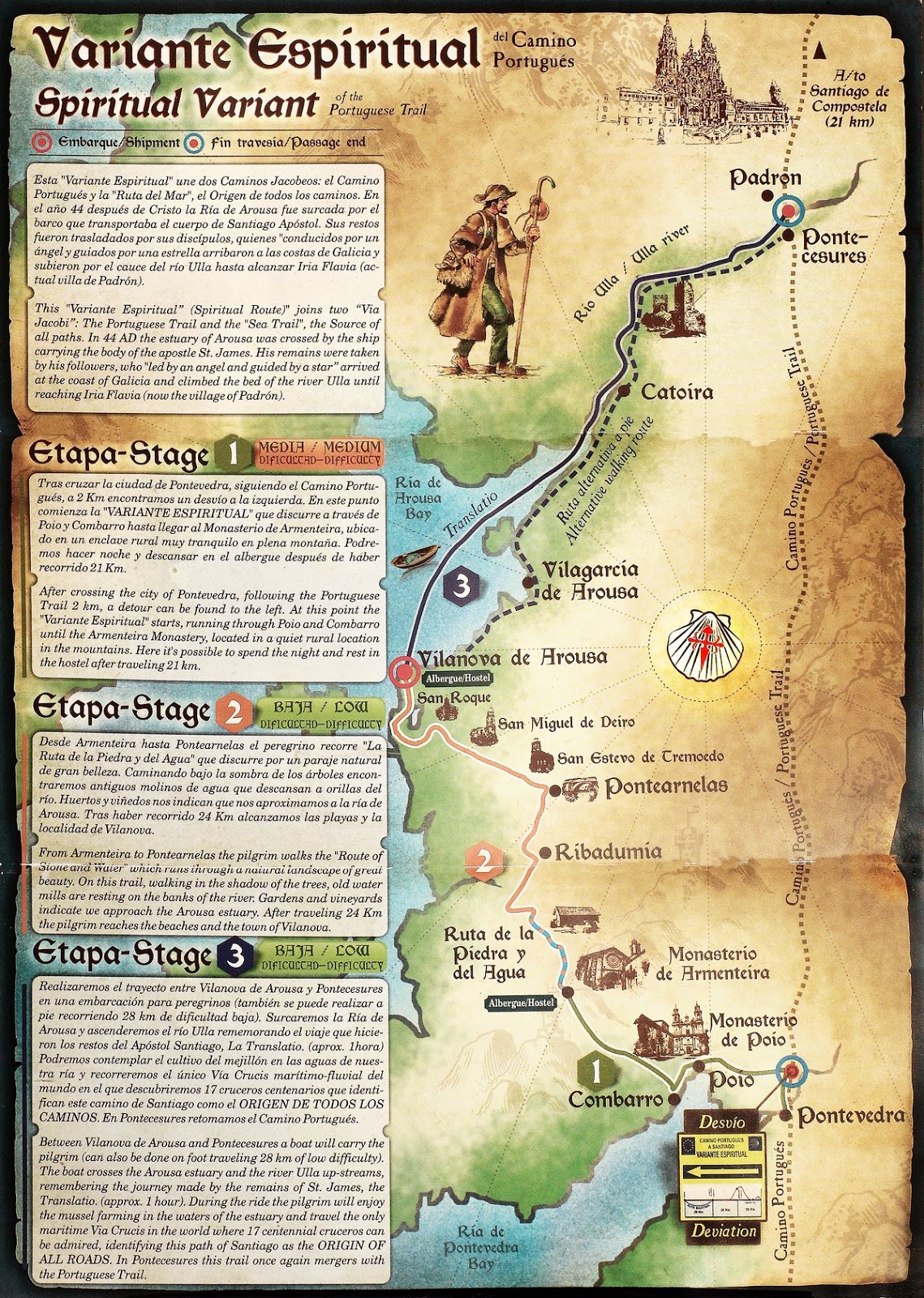 Way Of Saint James - Caminho de Santiago - Camino de Santiago: Variante ...