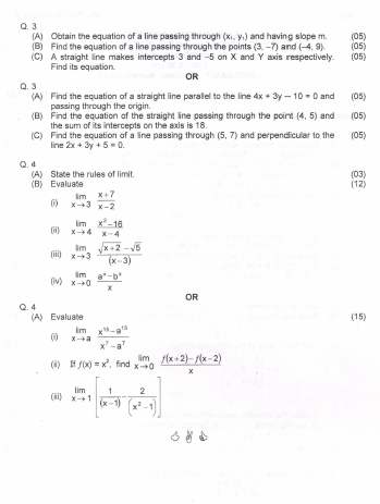 UM01CBBA07 Business Mathematics I : SPU 01st Semester BBA April 2015 ...