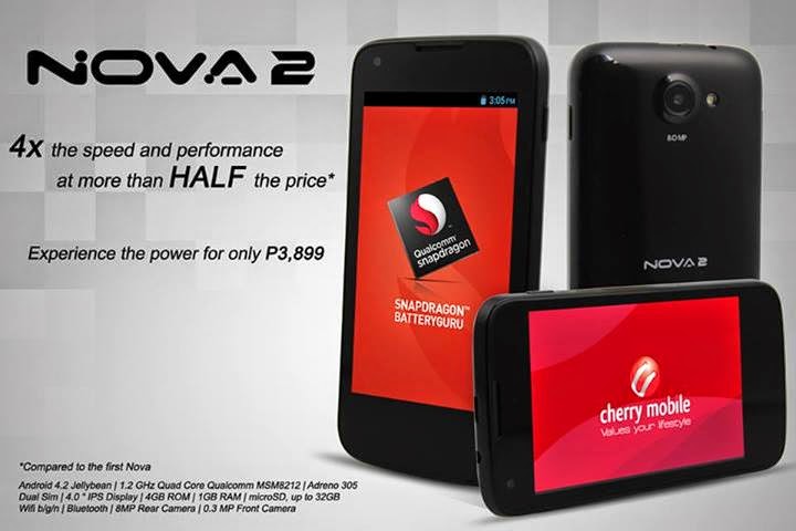 Cherry Mobile Nova 2 now available, priced at Php3,899! (Updated)