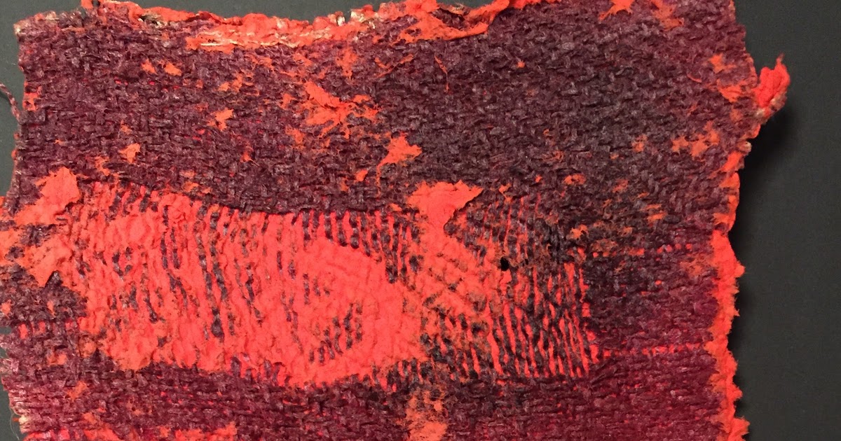 creativepascale: Module 4-Chapter 6-To apply wet paper pulp to woven ...