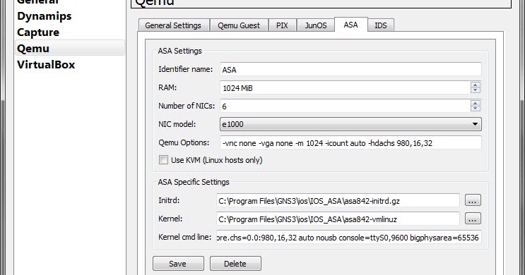 Cisco ASA & ASDM en GNS3 - Seguridad y Redes