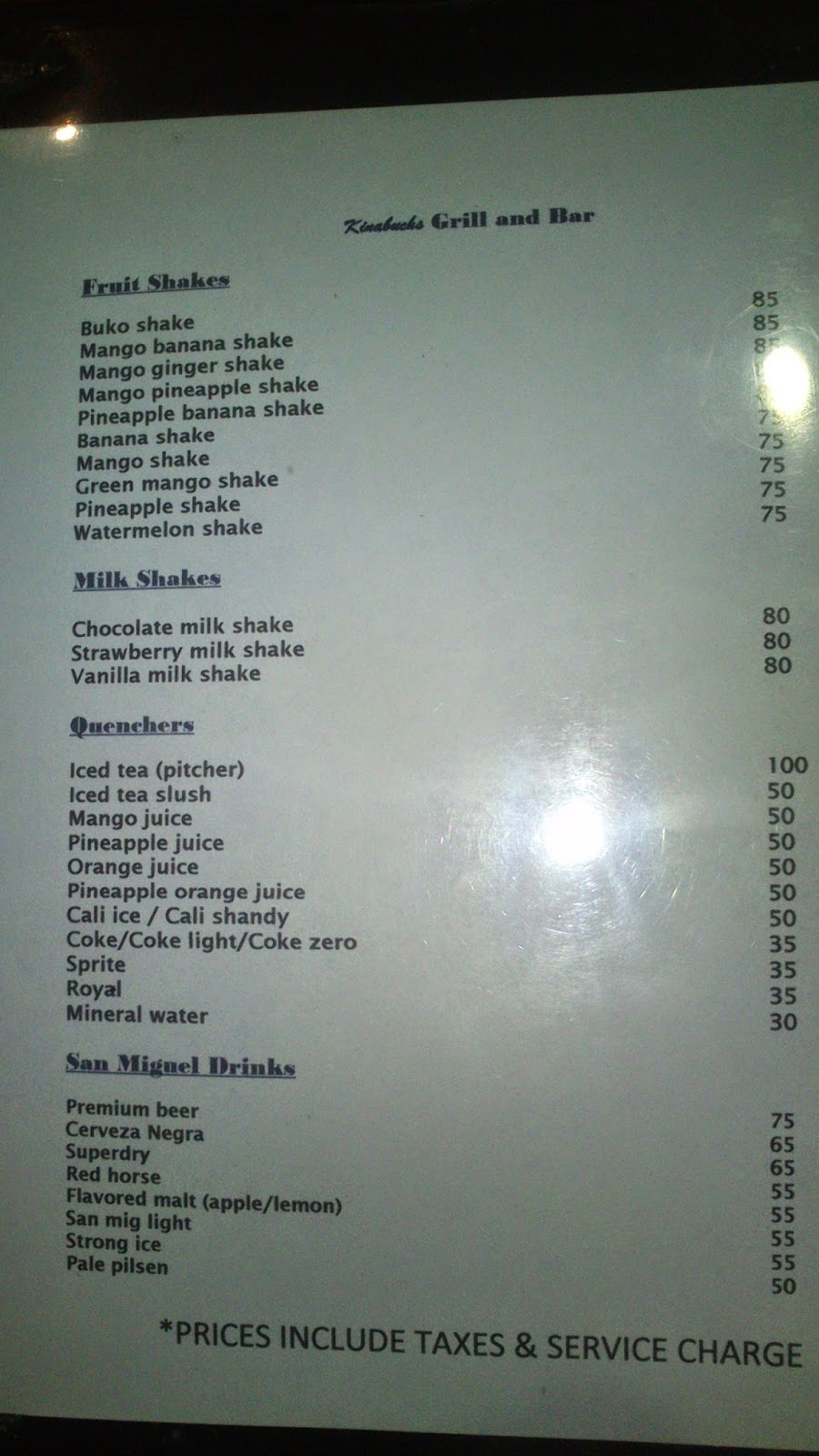 The Mediocre Wanderer: KINABUCH's BAR and GRILL (Puerto Princesa ...