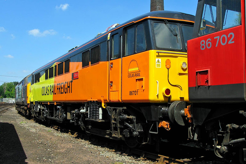 47s and other Classic Power at Southampton: Class 86's at Barrow Hill ...