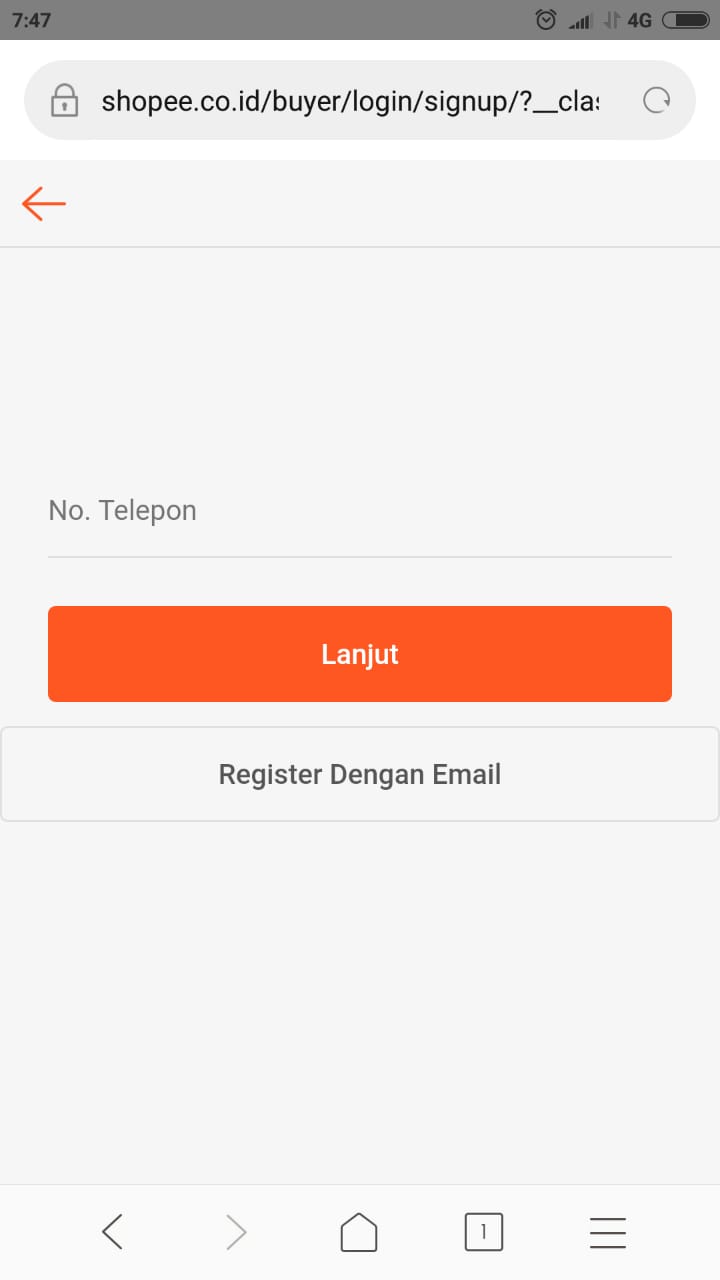 Catatan Mang Adam: Membuat Akun Shopee Tanpa Ribet