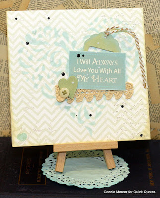 crafty goodies: Vintage card with Quick Quotes!