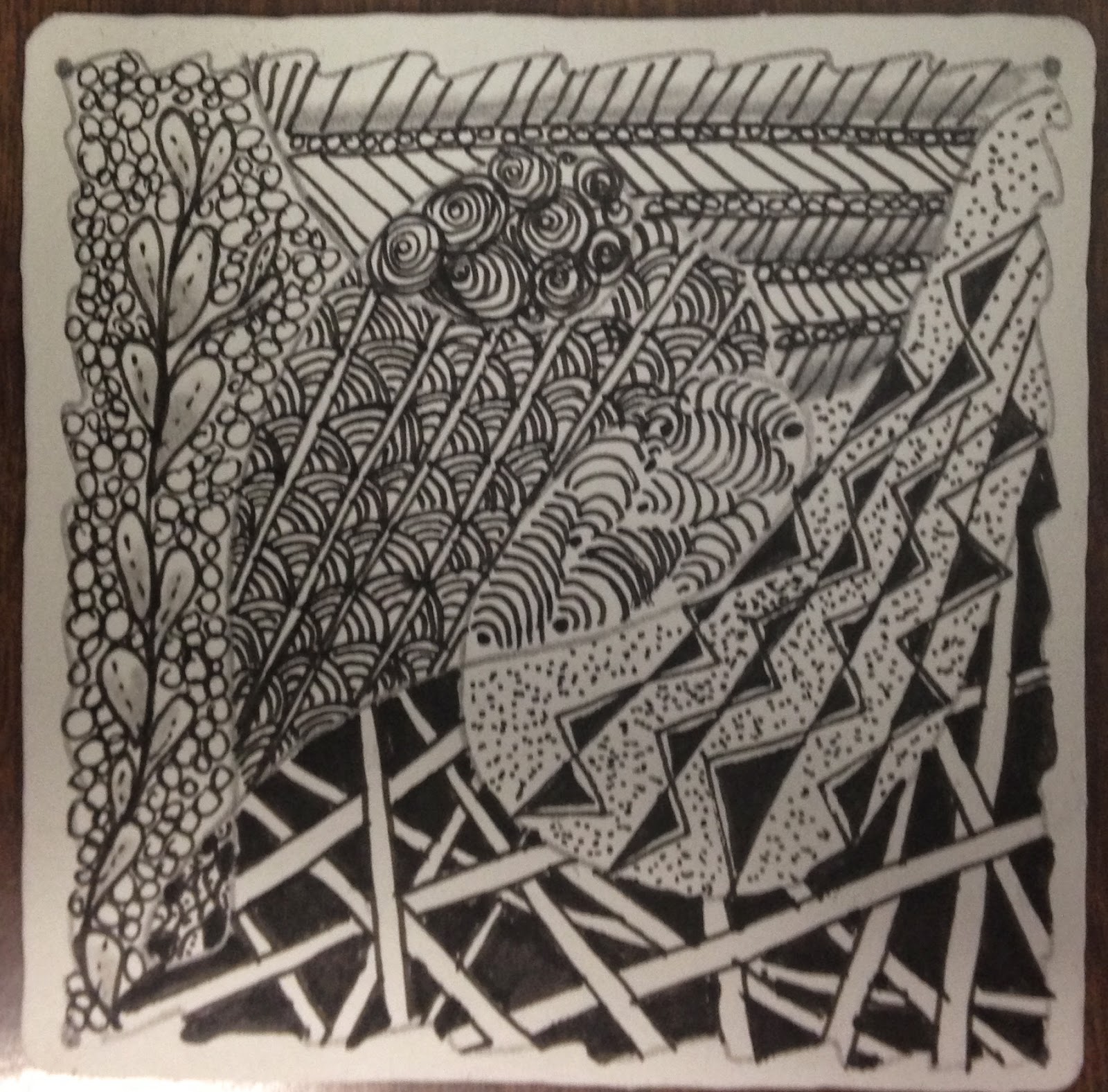 Art Room Blog: Basic Zentangle Class at the Candy Factory...1/8/2015