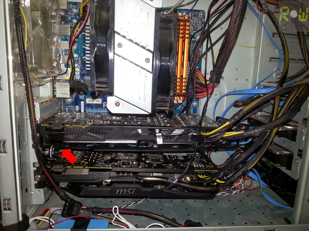 Usando duas placas de vídeo no modo SLI