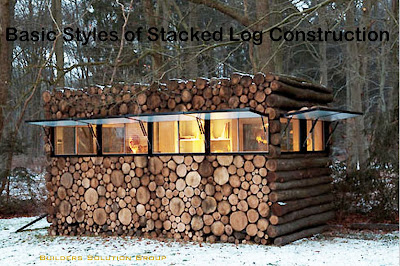The Two Basic Styles Of Stacked Log Construction Methods - Builders ...