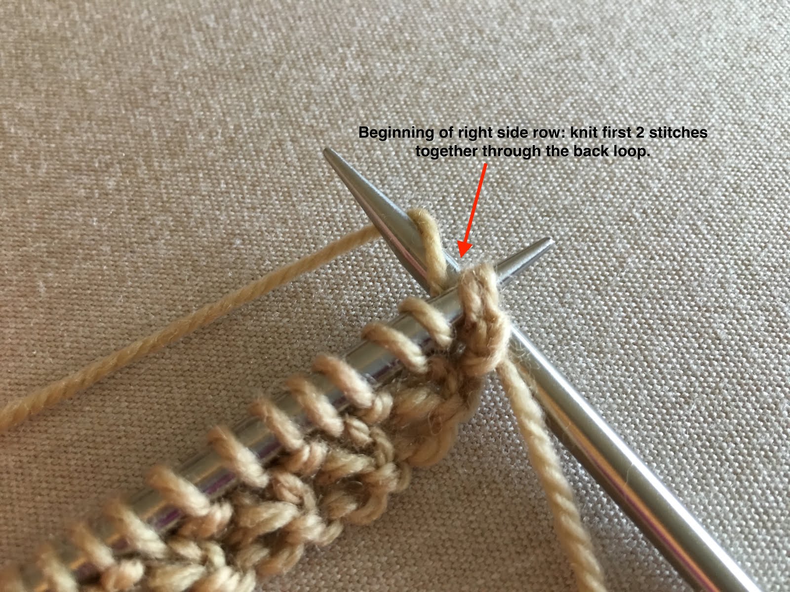 Divine Twist: Slip-Stitch Rib Edge