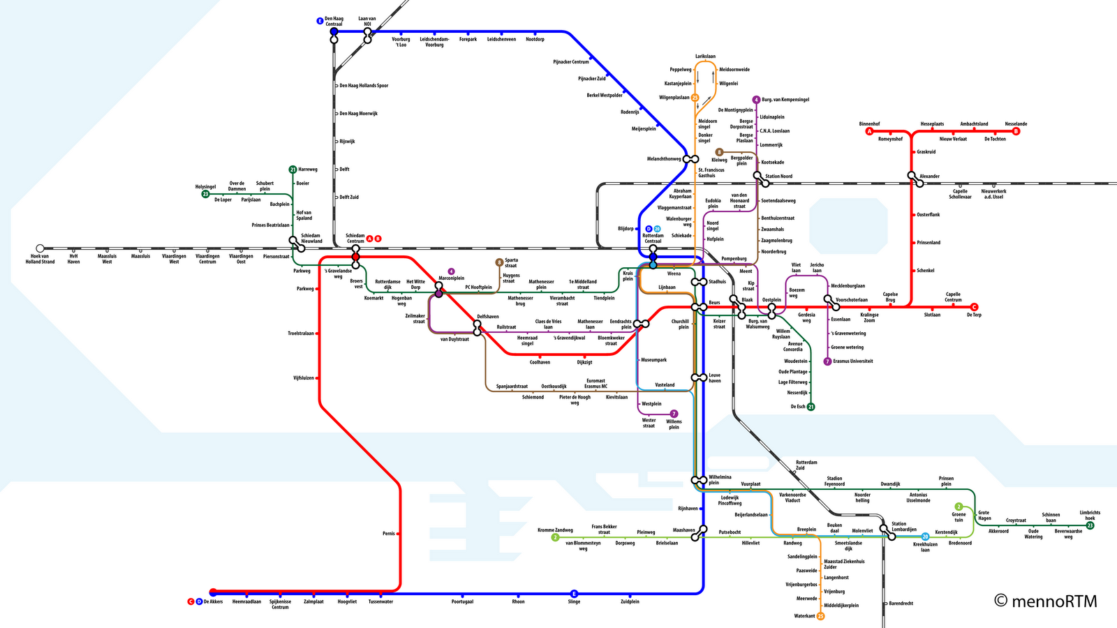 Vervoersplanologie: Stadsregio's Rotterdam en Den Haag willen 1 ...