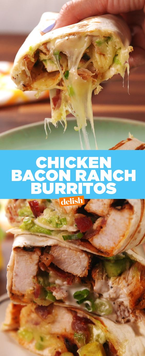 Chicken Bacon Ranch Burritos - Healthy Lifestyle Essay