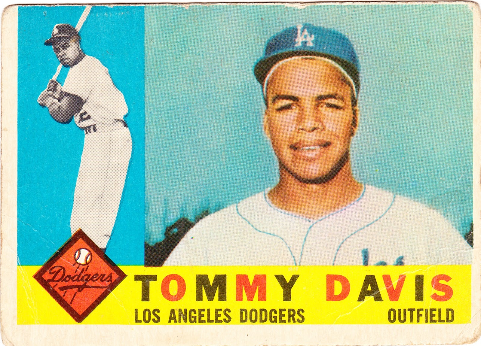 Horizontal Heroes: The 1960 Topps Set: #509 Tommy Davis