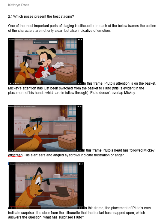 Advanced Character Animation (Level 2): Session 2 - Classwork