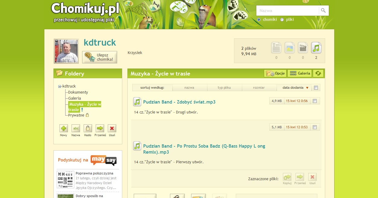 Praca Kierowcy Ciężarówki: Chomikuj.pl - Informacja