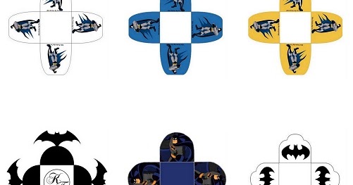 Batman: Free Printable Open Boxes. - Oh My Fiesta! for Geeks