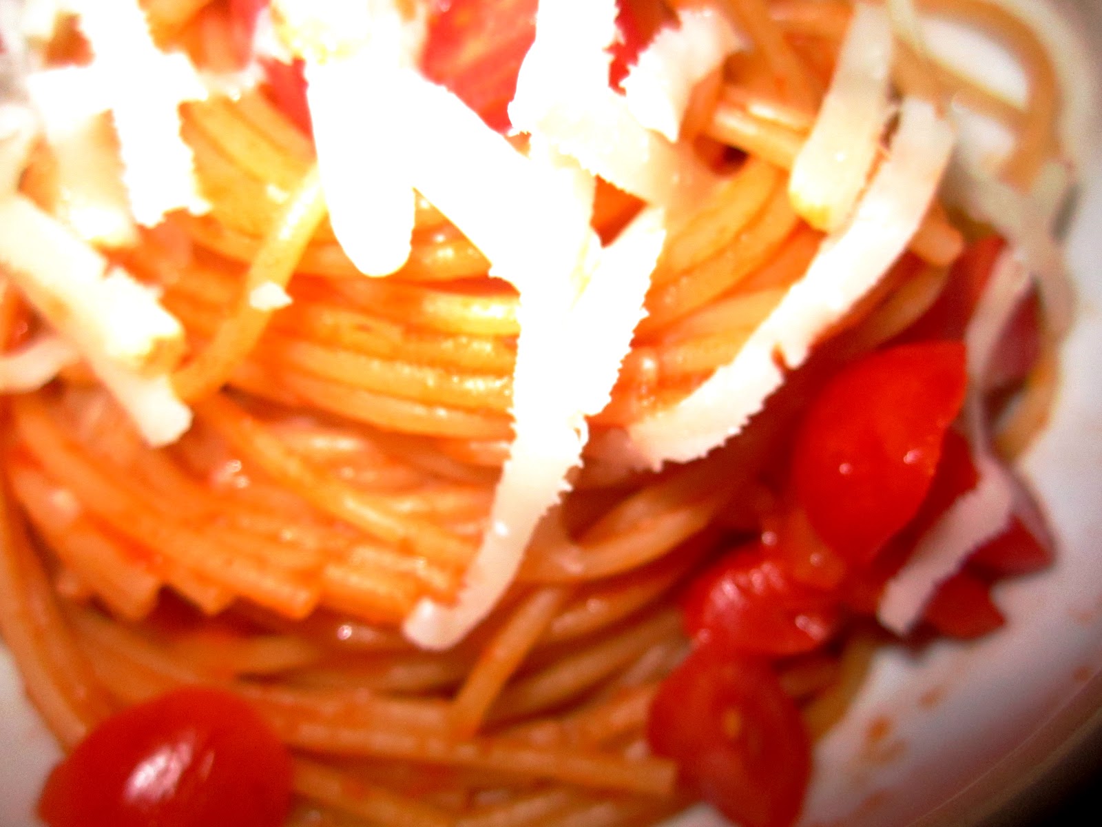 La Cucina Mi...: Spaghettini pomodoro e pecorino