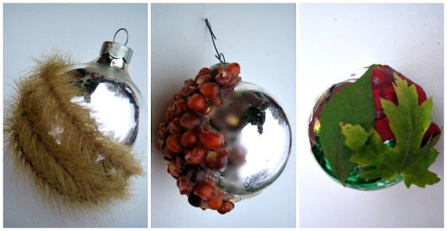 Cut, Craft, Create: Fall Decorative Balls Made From Nature's Materials
