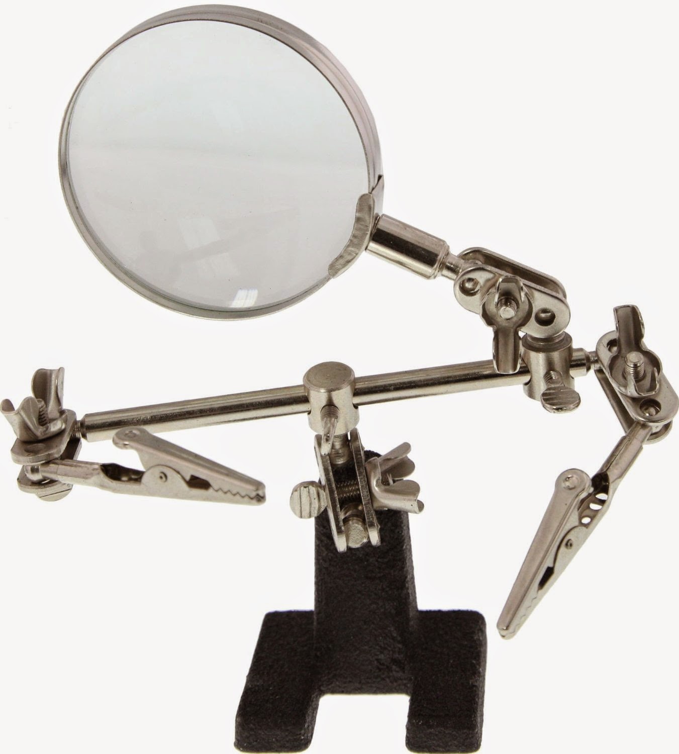 Hobby Magnifier: Helping Hands with Magnifying Glass